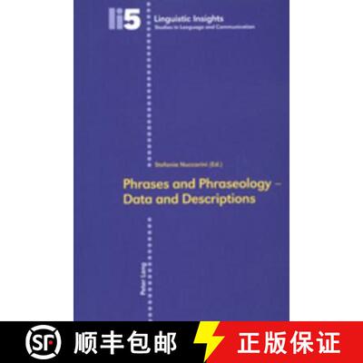 【2-3周达】Phrases and Phraseology - Data and Descriptions: Data and Descriptions [9783906770086]