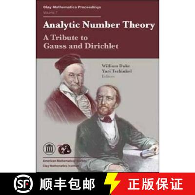 【3-4周达】Analytic Number Theory: A Tribute to Gauss and Dirichlet - Proceedings of the Gauss-Dirich... [9780821843079]