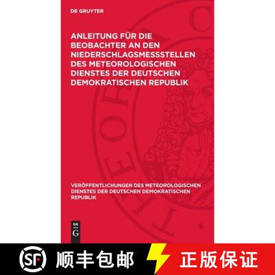【3-4周达】精装 Anleitung für die Beobachter an den Niederschlagsmeßstellen des Meteorologischen Di... [9783112771587]