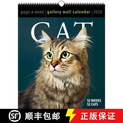 Cat Page-A-Week Gallery Wall Calendar 2020 [9781523506910]