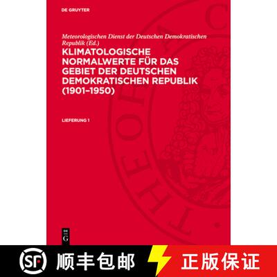 【3-4周达】精装 Klimatologische Normalwerte fur das Gebiet der Deutschen Demokratischen Republik (190... [9783112765609]