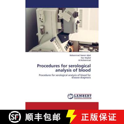 预订 Procedures for serological analysis of blood [9783659628108]