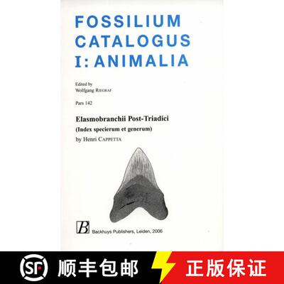 预订 Fossilium Catalogus Animalia, Volume 142 [French] [9789057821837]
