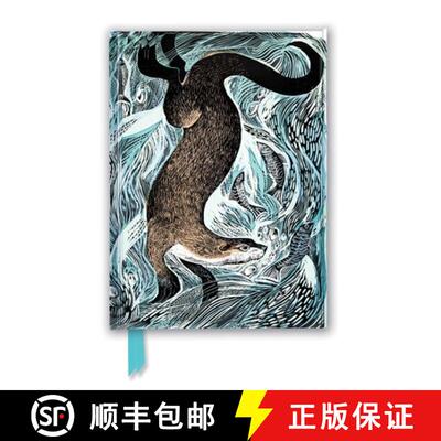 【3-4周达】Angela Harding: Fishing Otter (Foiled Journal) [9781787558021]
