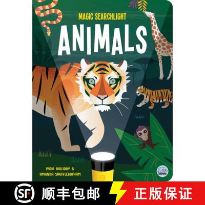 【3-4周达】精装 Magic Searchlight - Animals [9781917082457]