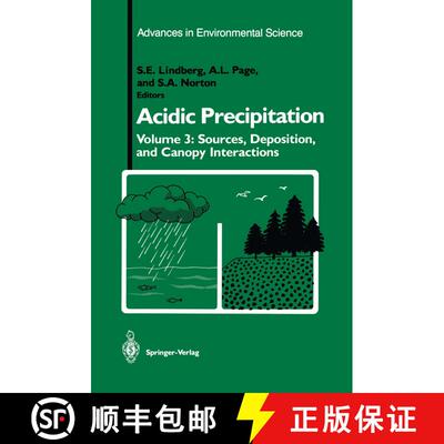 【3-4周达】精装 Acidic Precipitation : Sources, Deposition, and Canopy Interactions [9780387970158]