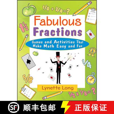 【3-4周达】Fabulous Fractions: Games And Activities That Make Math Easy And Fun [Wiley儿童] [9780471369813]