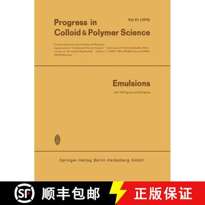 【3-4周达】Emulsions [9783662160930]