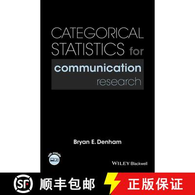 【3-4周达】Categorical Statistics For Communication Research [Wiley传媒] [9781118927090]