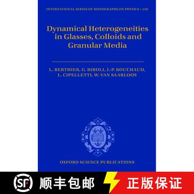 【3-4周达】精装 Dynamical Heterogeneities in Glasses, Colloids, and Granular Media [9780199691470]