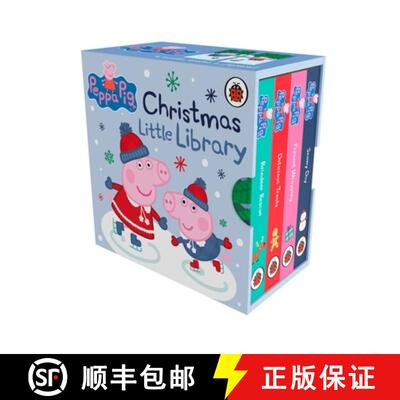 【3-4周达】Peppa Pig: Christmas Little Library [9780241554623]