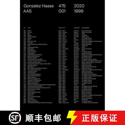 【3-4周达】Gonzalez Haase AAS: 475-001 2020-1999 [9783775750943]