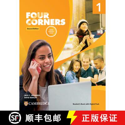 【3-4周达】Four Corners Level 1 Student's Book with Digital Pack [9781009285971]