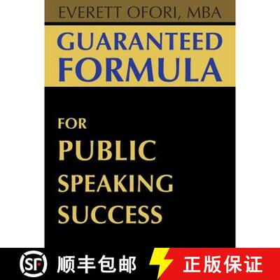 【3-4周达】Guaranteed Formula for Public Speaking Success [9781894221078]