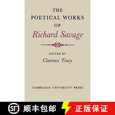 预订 The Poetical Works of Richard Savage [9780521135641]