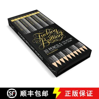 【3-4周达】Fucking Brilliant Pencils [9781452144818]