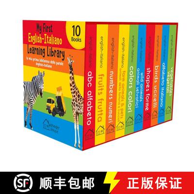 【3-4周达】精装 My First English-Italiano Learning Library (La MIA Prima Biblioteca Delle Parole Ingl... [9789354401220]