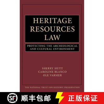 【3-4周达】Heritage Resources Law: Protecting The Archeological And Cultural Environment [Wiley建筑] [9780471251583]