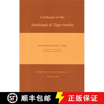 预订 Catalogue of Neotropical Tiger-moths [9780565009946]