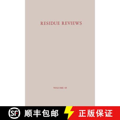 【3-4周达】Residue Reviews : Residues of Pesticides and Other Contaminants in the Total Environment [9780387058641]