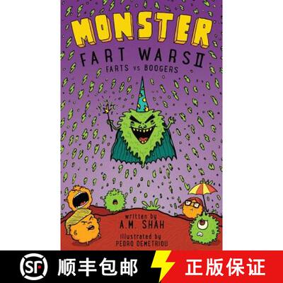 【3-4周达】Monster Fart Wars: Farts vs. Boogers: Book 2 [9781943684533]