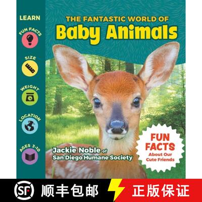【3-4周达】精装 The Fantastic World of Baby Animals [9781956462937]