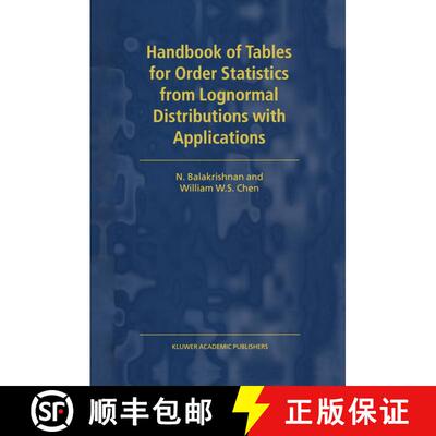 【3-4周达】Handbook of Tables for Order Statistics from Lognormal Distributions with Applications [9780792357124]