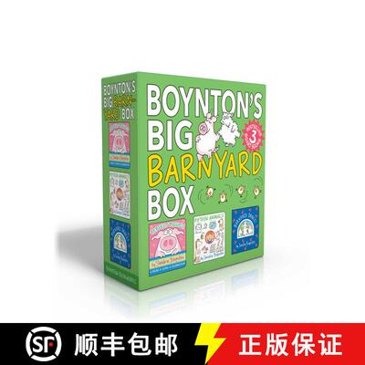 【3-4周达】Boynton's Big Barnyard Box (Boxed Set) : Perfect Piggies!; Fifteen Animals!; Barnyard Danc... [9781665925242]