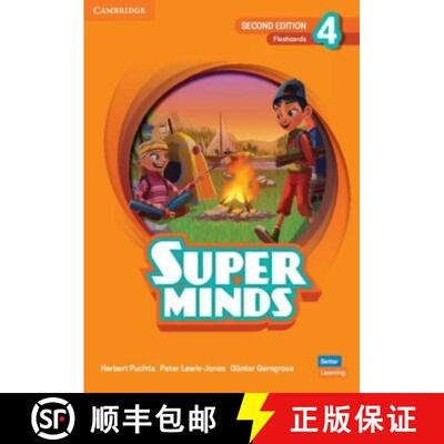 【3-4周达】Super Minds Level 4 Flashcards British English [9781108828666]