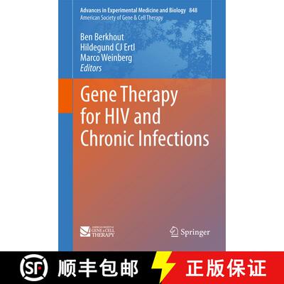 【3-4周达】精装 Gene Therapy for HIV and Chronic Infections [9781493924318]