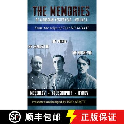 【3-4周达】精装 The Memories of a Russian Yesteryear - Volume I: From the reign of Nicholas II [9781805170778]
