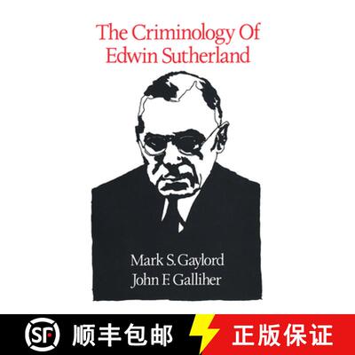 【3-4周达】精装 The Criminology of Edwin Sutherland [9781138534919]