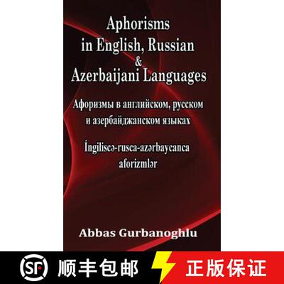 【3-4周达】精装 Aphorisms in English, Russian & Azerbaijani Languages [9780244155629]