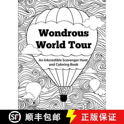 【3-4周达】Wondrous World Tour: An Inkcredible Scavenger Hunt and Coloring Book [9781509101061]