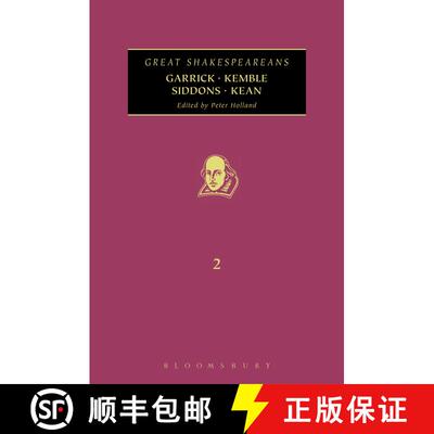 【3-4周达】精装 Garrick, Kemble, Siddons, Kean: Great Shakespeareans: Volume II [9780826471529]