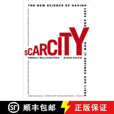 【3-4周达】Scarcity: The New Science of Having Less and How It Defines Our Lives [9781250056115]