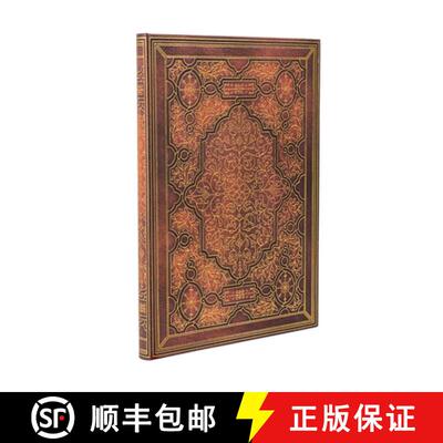 【3-4周达】Paperblanks Iron Horse Pacifica Hardcover Journal Grande Unlined Elastic Band 128 Pg 120 GSM [9781439797709]