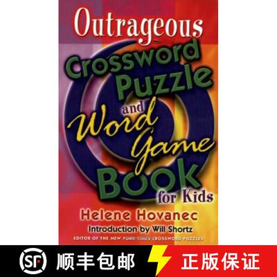 【3-4周达】Outrageous Crossword Puzzle and Word Game Book for Kids [9780312289157]