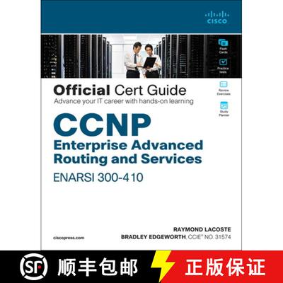 【3-4周达】精装 CCNP Enterprise Advanced Routing Enarsi 300-410 Official Cert Guide [9781587145254]