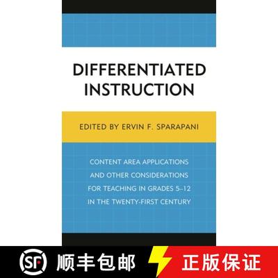 【3-4周达】Differentiated Instruction : Content Area Applications and Other Considerations for Teachi... [9780761860846]
