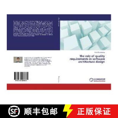 预订 The role of quality requirements in software architecture design [9783330025325]