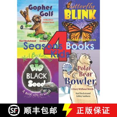 【3-4周达】4 Seasons Books for Kids: A Wordless Collection for Beginning Readers [9781951599317]