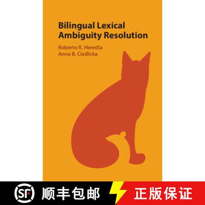 预订 精装 Bilingual Lexical Ambiguity Resolution [9781107145610]