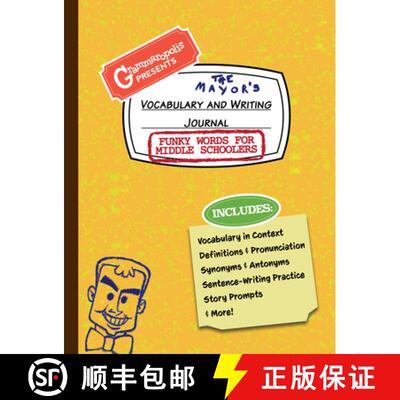 【3-4周达】Funky Words for Middle Schoolers Vocabulary and Writing Journal : Definitions, Usage in Co... [9781644420492]