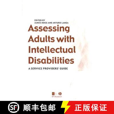 【3-4周达】Assessing Adults With Intellectual Disabilities - A Service Provider'S Guide [Wiley心理学] [9781405102209]