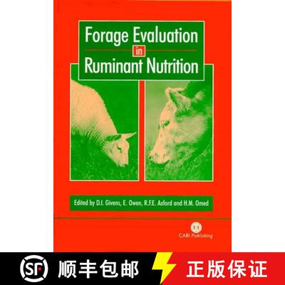 【3-4周达】精装 Forage Evaluation in Ruminant Nutrition [9780851993447]