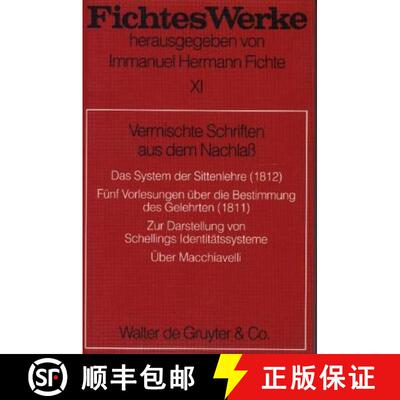 【3-4周达】Vermischte Schriften Aus Dem Nachlaß [9783110064971]