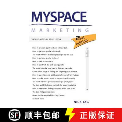【3-4周达】MySpace Marketing: The Promotional Revolution 2nd Edition [9781419680342]