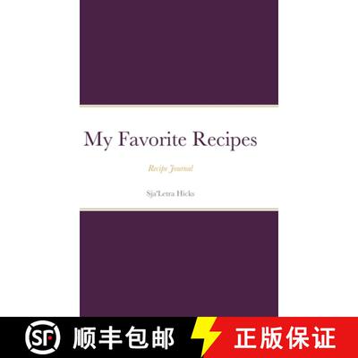 【3-4周达】My Favorite Recipe Book: Recipe Journal [9781304140104]