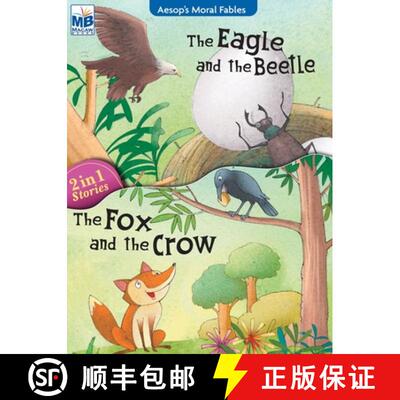 【3-4周达】Aesop Moral Fables : Eagle Beetle AND Fox Crow [9781640358577]